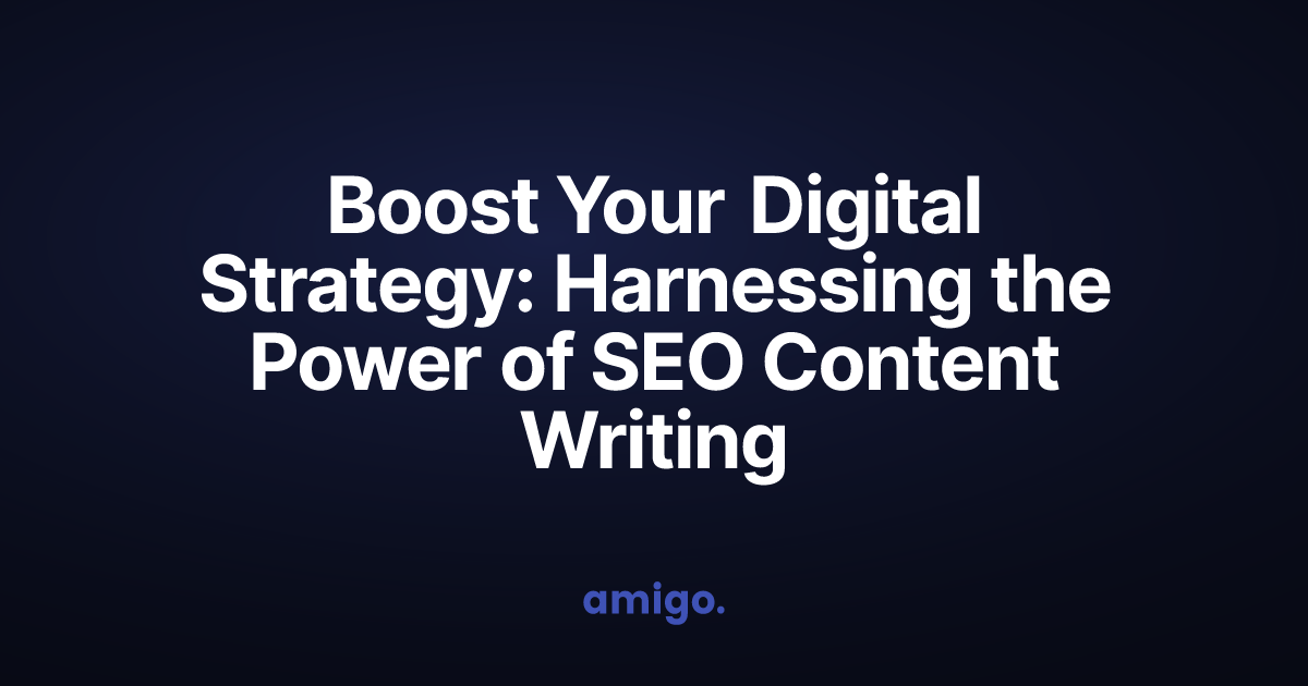 Harnessing the Power of SEO Content Writing