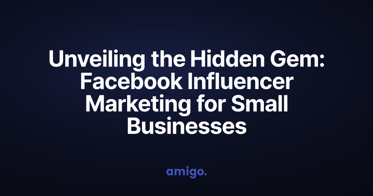 Facebook Influencer Marketing for Small Businesses